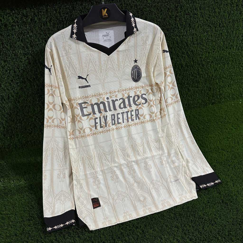 کیت چهارم آث میلان 2024 (آستین بلند) - وینتیج اسپورت